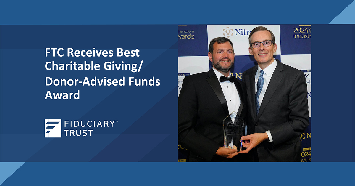 FTC Receives Best Charitable Giving/Donor-Advised Funds Award ...